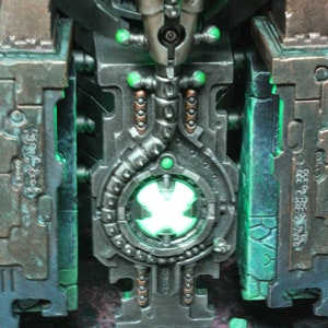 Commission Painted Necron Monolith -- Internal LED Lighting, Fully ...