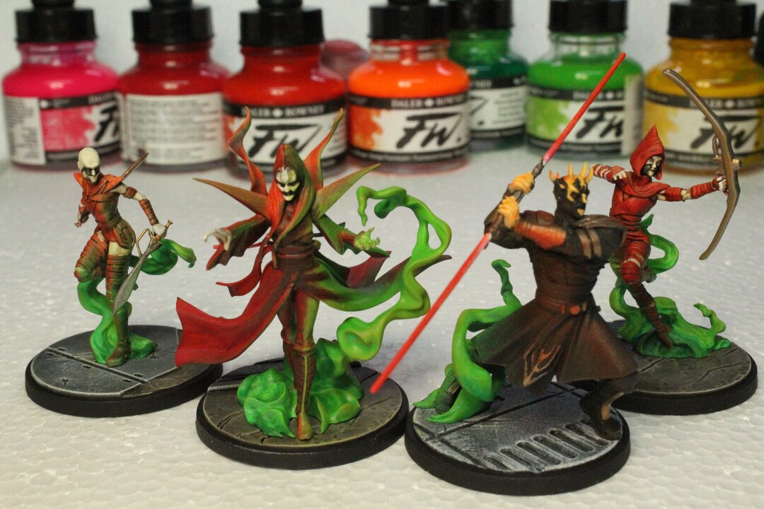Commission Painted Star Wars Shatterpoint Witches of Dathomir -- Four ...