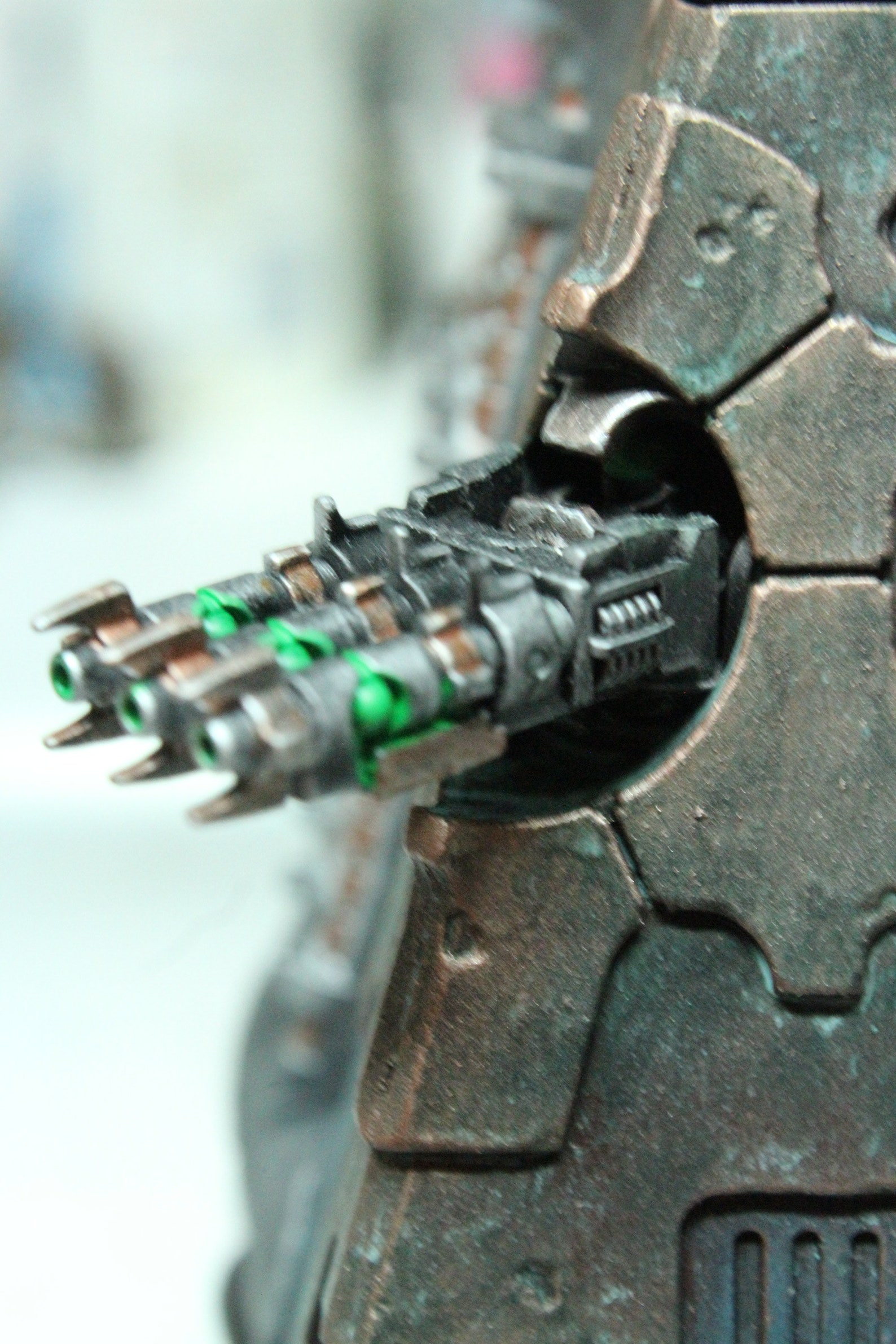 Commission Painted Necron Monolith -- Internal LED Lighting, Fully ...
