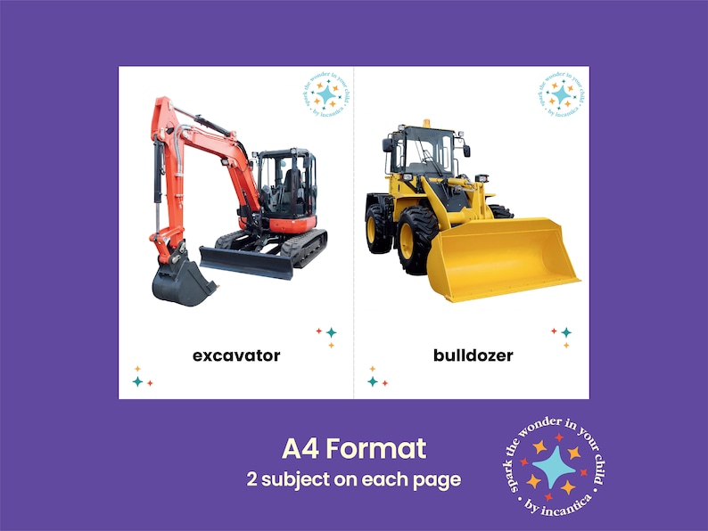 50 Vehicle Flashcards: Educational Learning, Instant Download ...