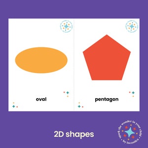 Geometry Flashcards Set: 54 Cards, Shapes, Lines, Angles, and 3D ...