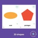 Geometry Flashcards Set: 54 Cards, Shapes, Lines, Angles, and 3D ...