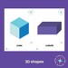 Geometry Flashcards Set: 54 Cards, Shapes, Lines, Angles, and 3D ...