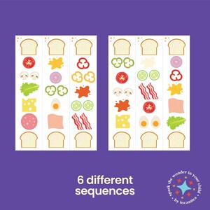 Build a Sandwich Printable Activity for Toddlers, Pretend Play ...