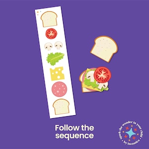 Build a Sandwich Printable Activity for Toddlers, Pretend Play ...