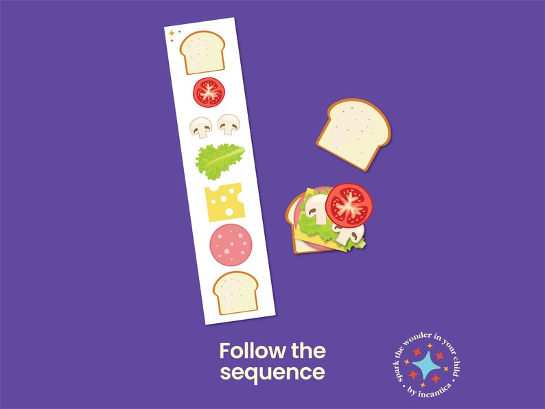 Build a Sandwich Printable Activity for Toddlers, Pretend Play ...
