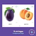 150 Fruit & Vegetables Printable Flashcards Bundle. Fruit, Veg, Beans ...