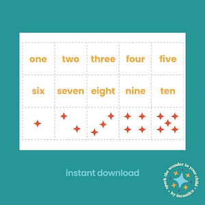 Counting Houses Printable, Number Matching Game (digital Download) - Etsy
