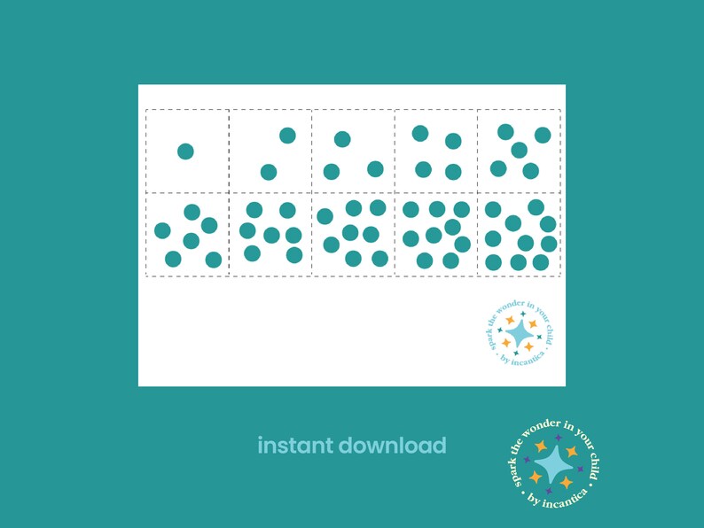 Counting Houses Printable, Number Matching Game (digital Download) - Etsy
