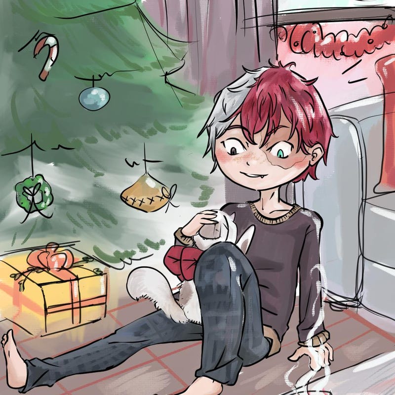 Todoroki Drawing - Etsy