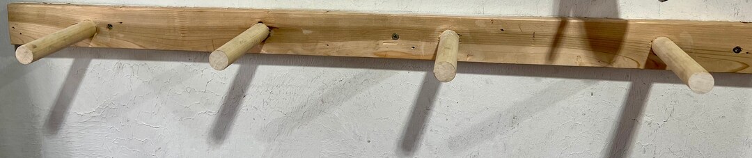 Customizable Wooden Helmet Rack - Etsy