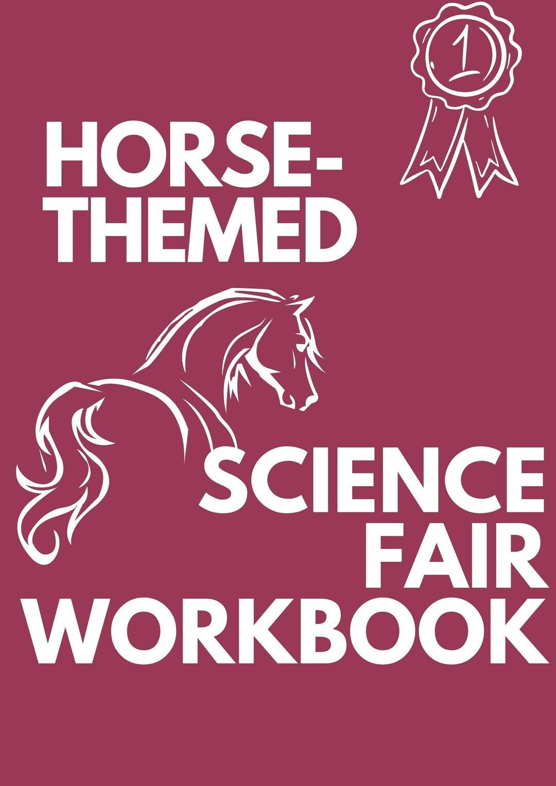 Horse-themed Science Fair Workbook - Etsy