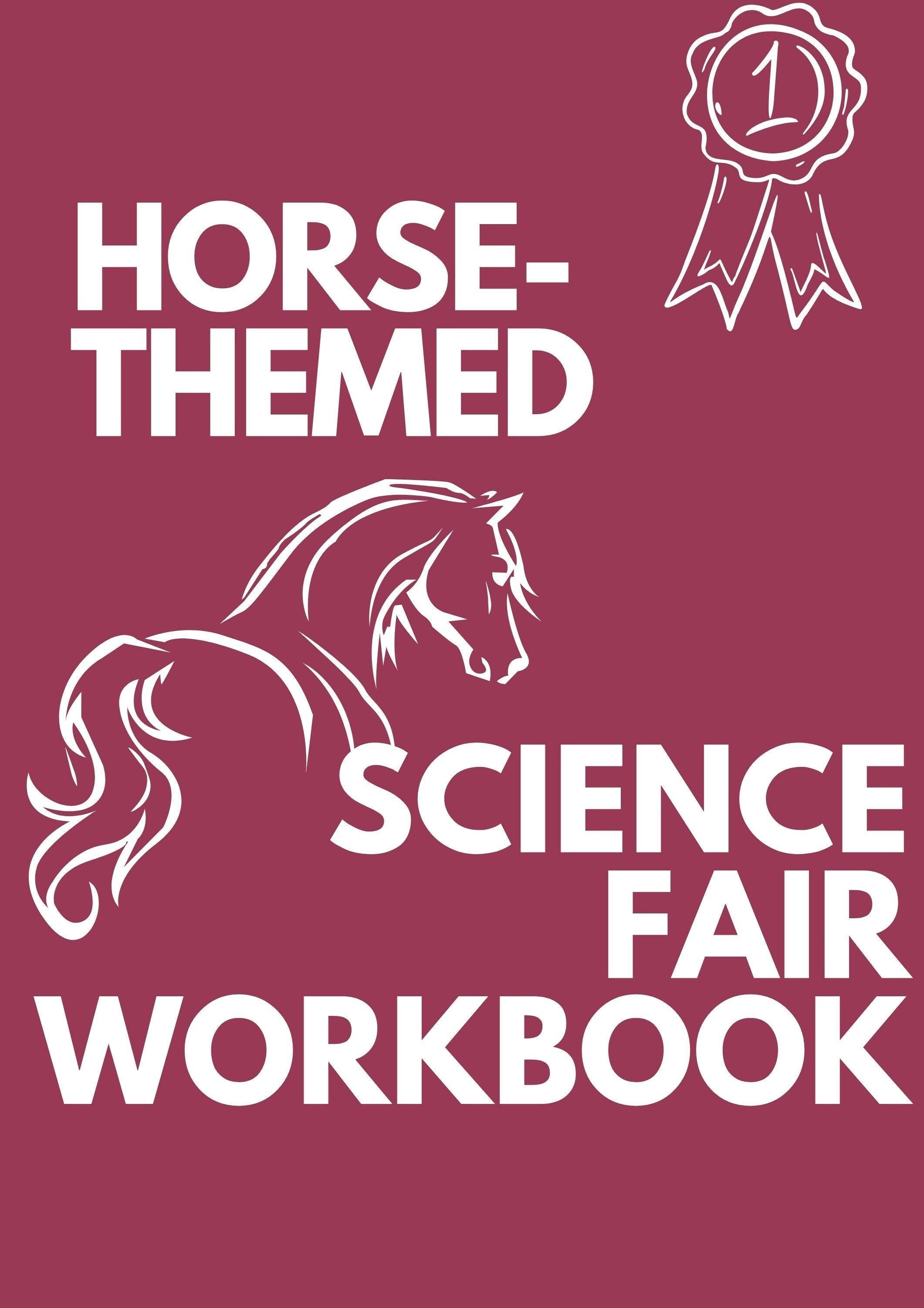 Horse-themed Science Fair Workbook - Etsy