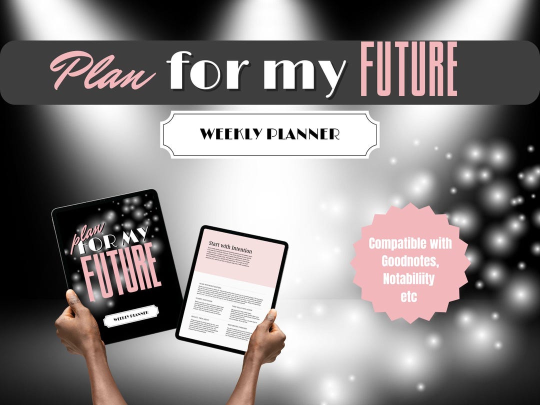 Future Weekly Planner | Digital Productivity Planner - Etsy