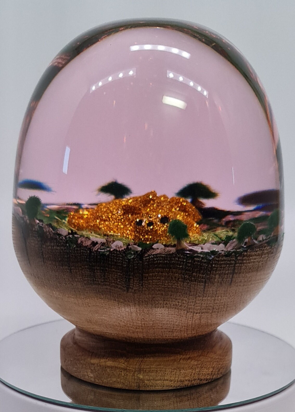 Epoxy Resin Sculpture the Golden Dragon Egg Epoxy Sculpture - Etsy