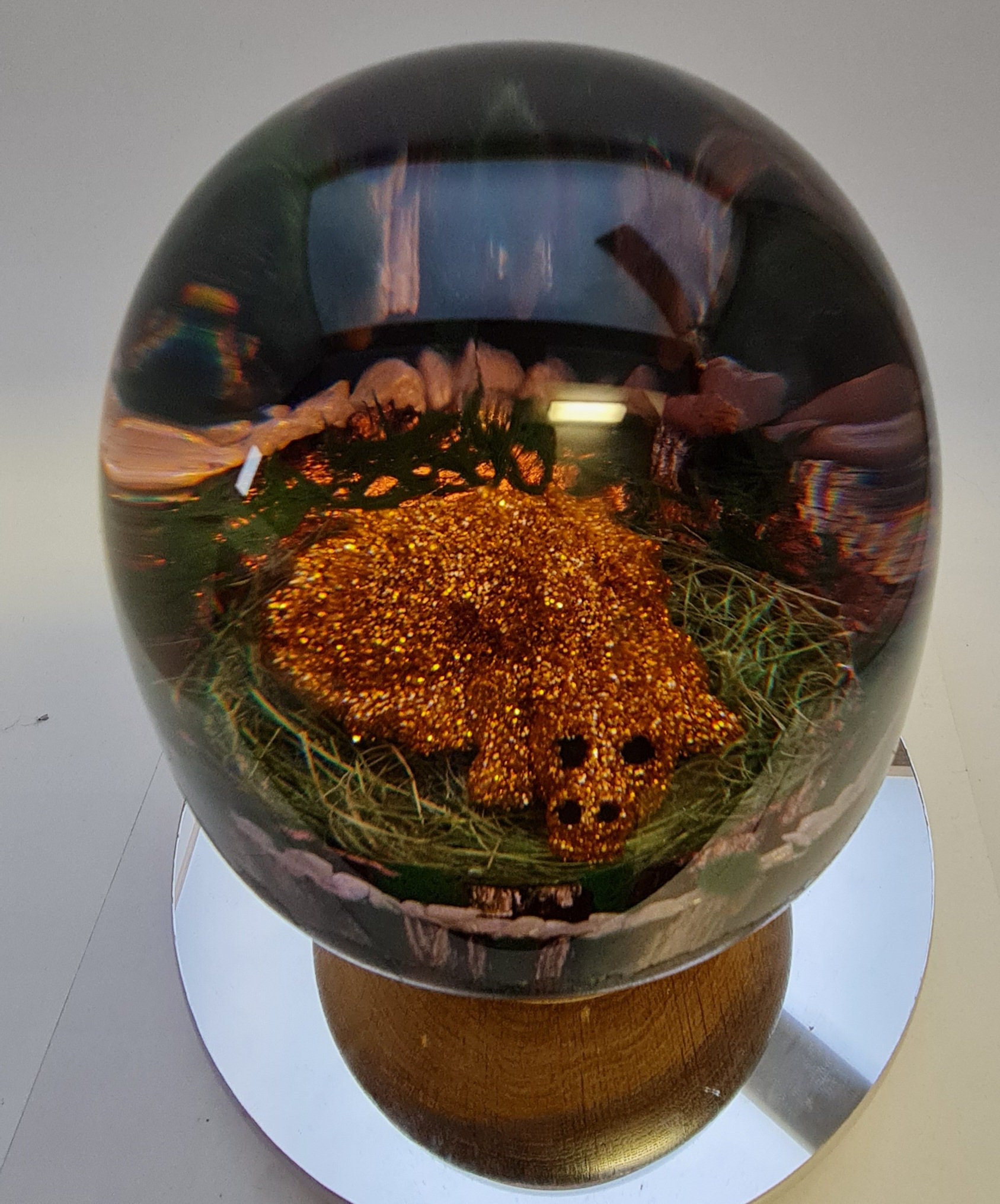 Epoxy Resin Sculpture the Golden Dragon Egg Epoxy Sculpture - Etsy