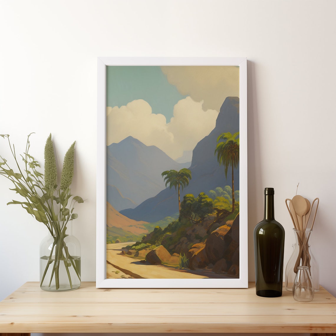 Plein Air Style Digital Downloadable Printable Art - California Coastal ...