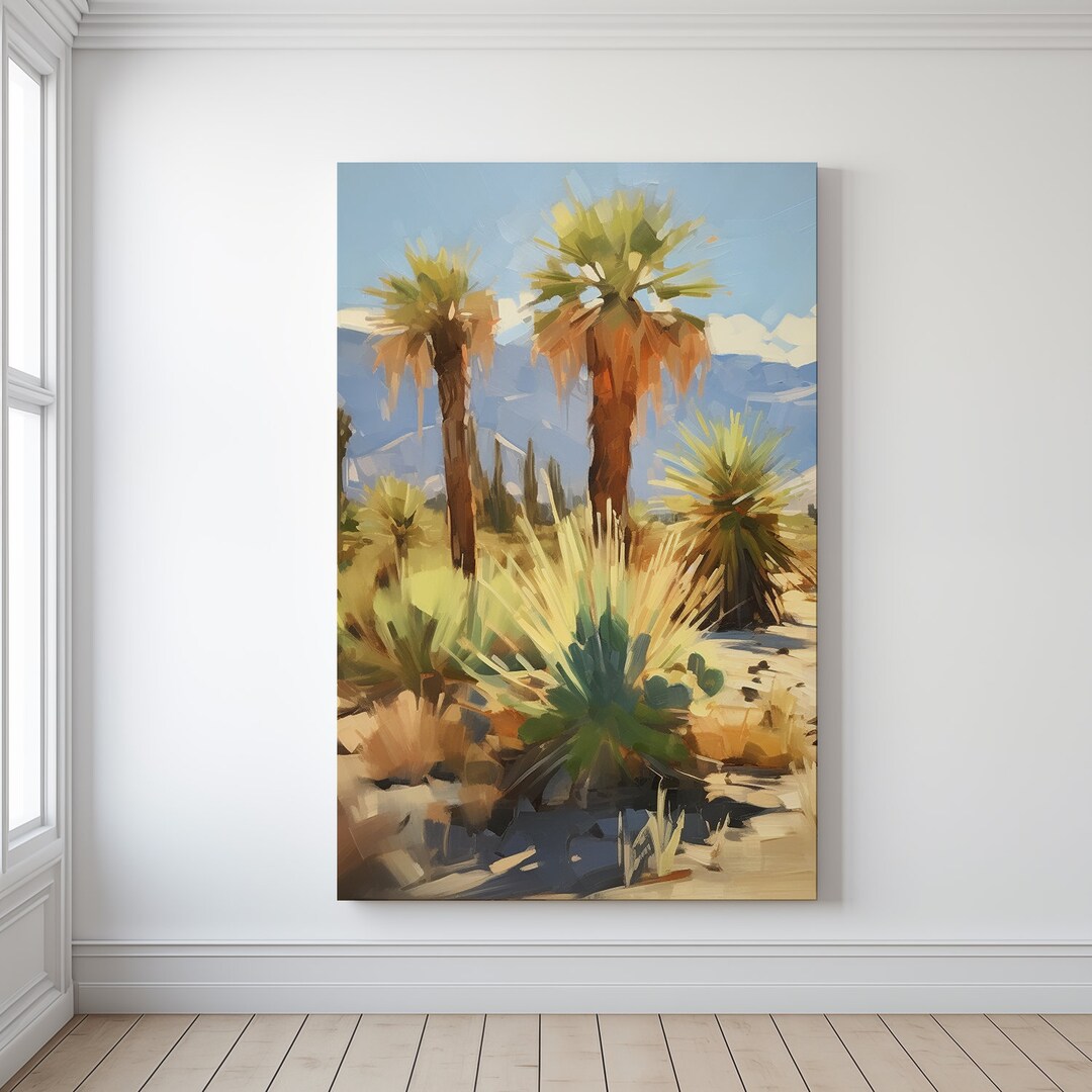 Plein Air Style Digital Downloadable Printable Art - California Desert ...