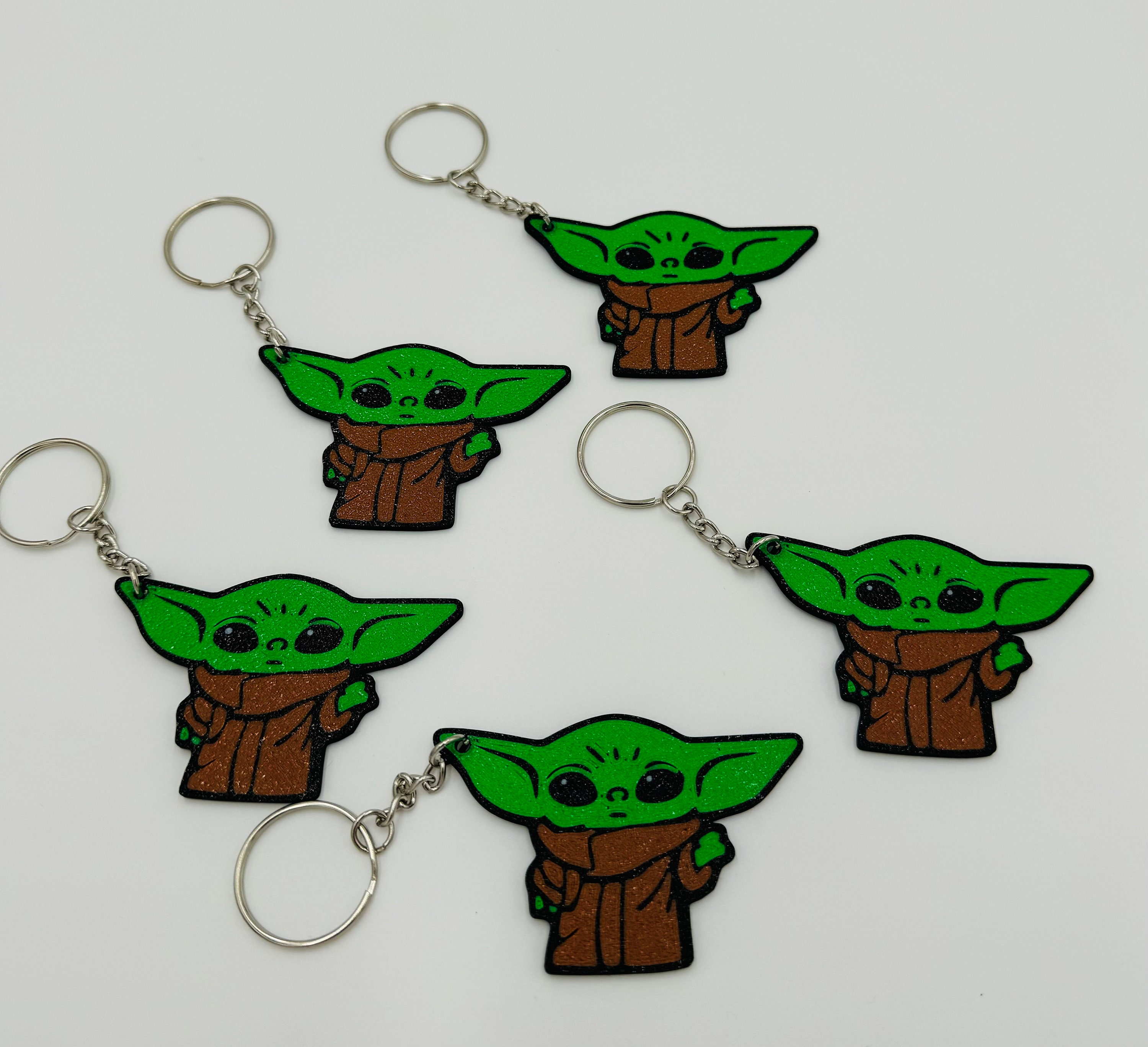 Grogu Keychain, 3D Printed Keyring - Etsy