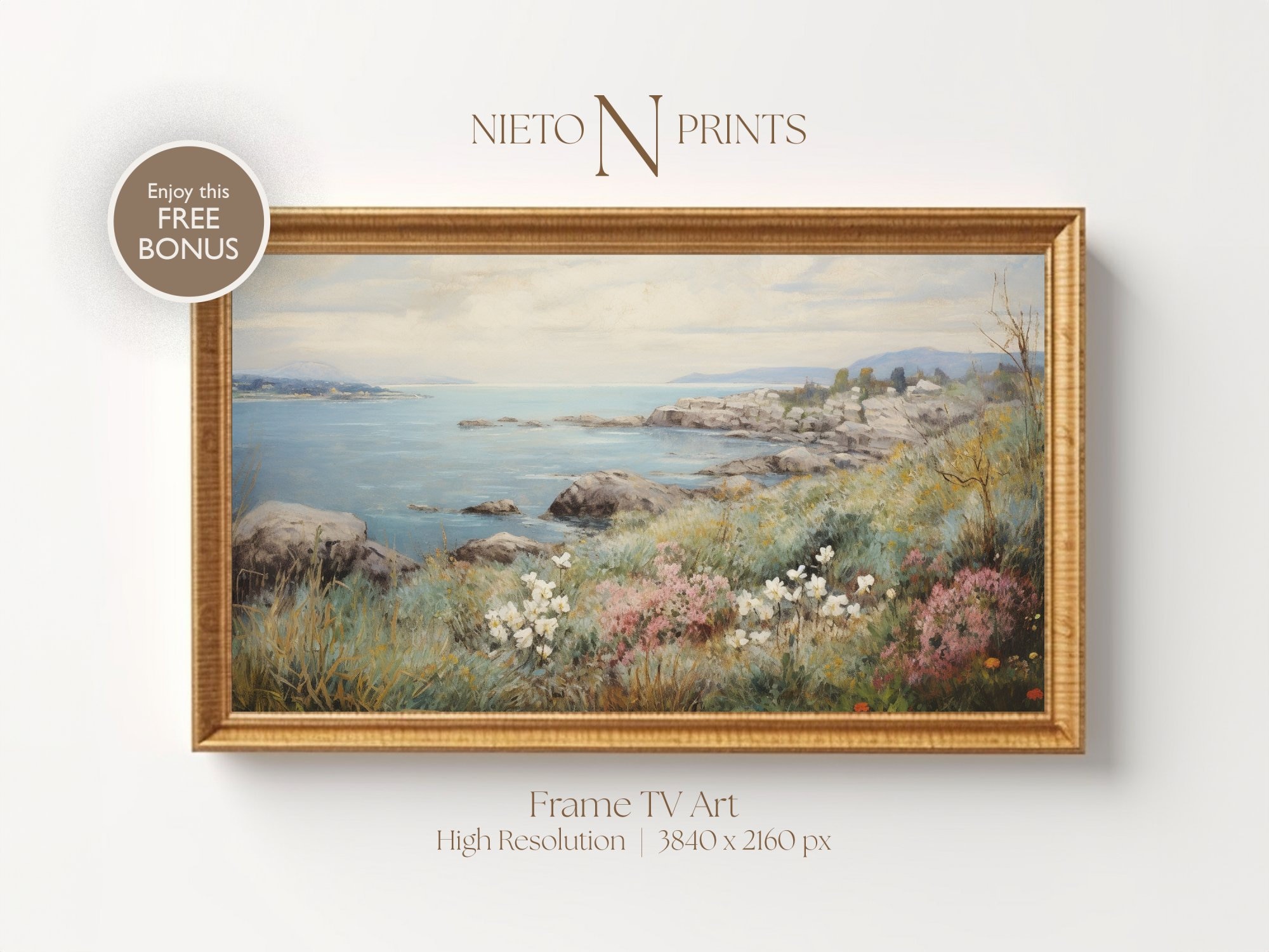 Rustic Mountain Art for Samsung Frame TV, 3D Effect, Digital Download ...