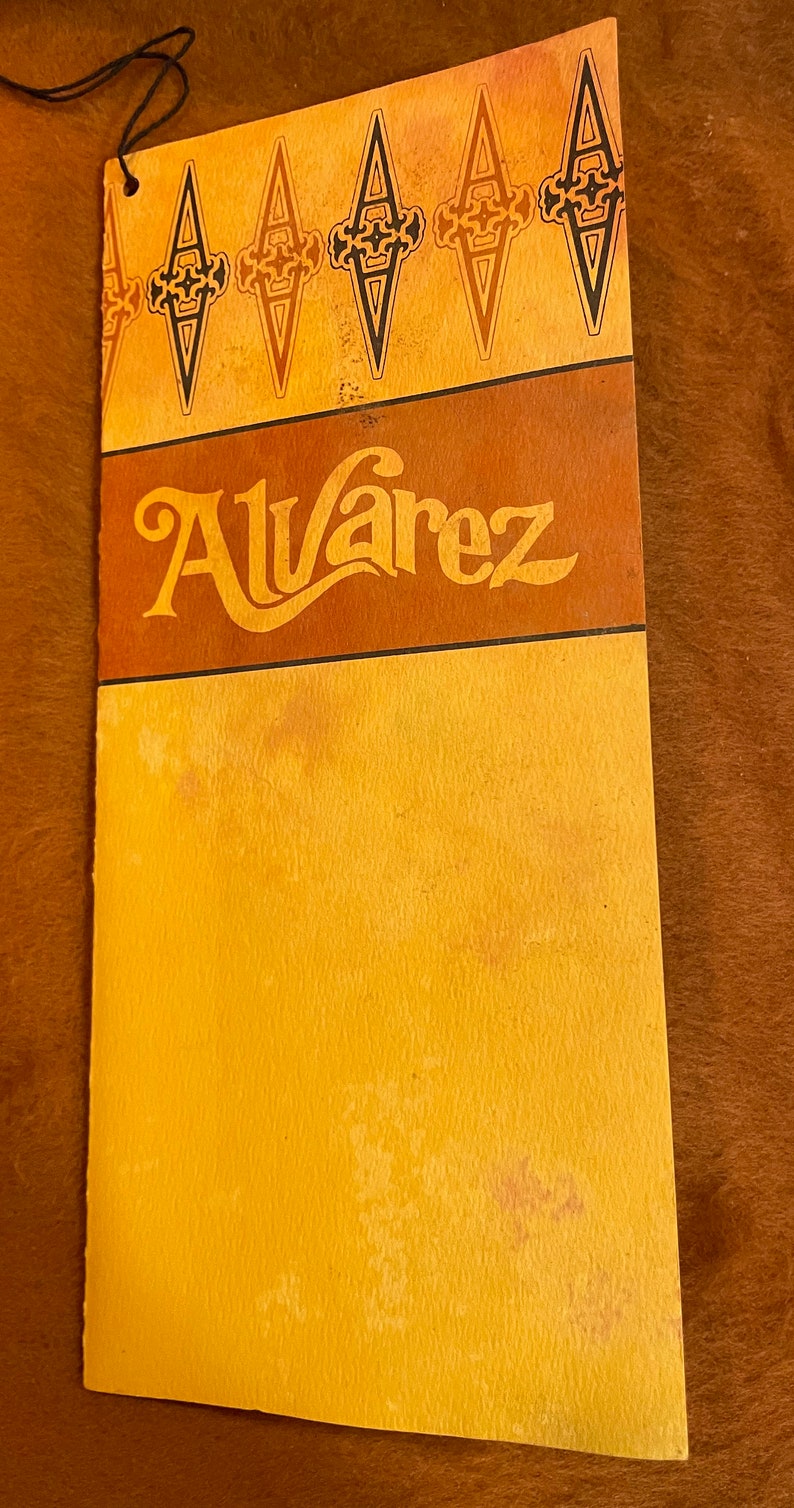 Vintage Alvarez Regent #5225 Acoustic Guitar 83 - Etsy