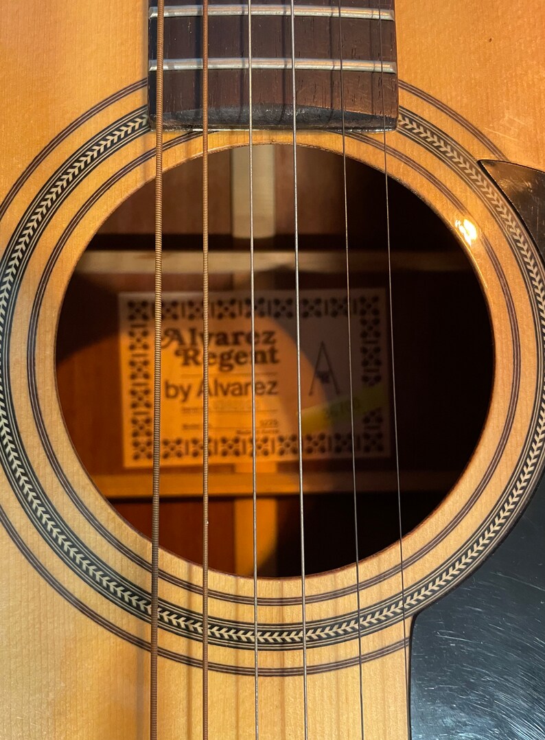 Vintage Alvarez Regent #5225 Acoustic Guitar 83 - Etsy