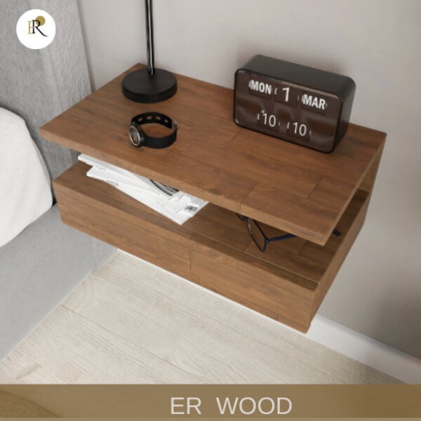 Floating Side Table - Etsy