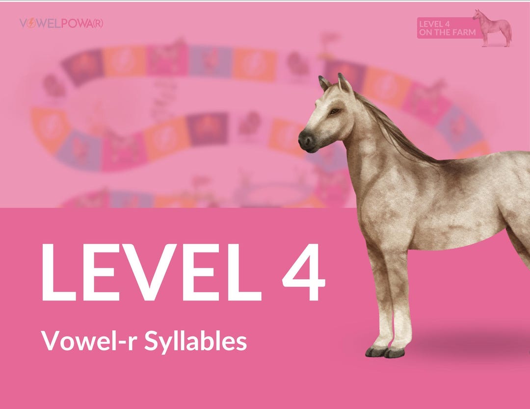 VOWEL POWA(R)™ – Level 4 (VR) Vowel-r Syllables - Etsy