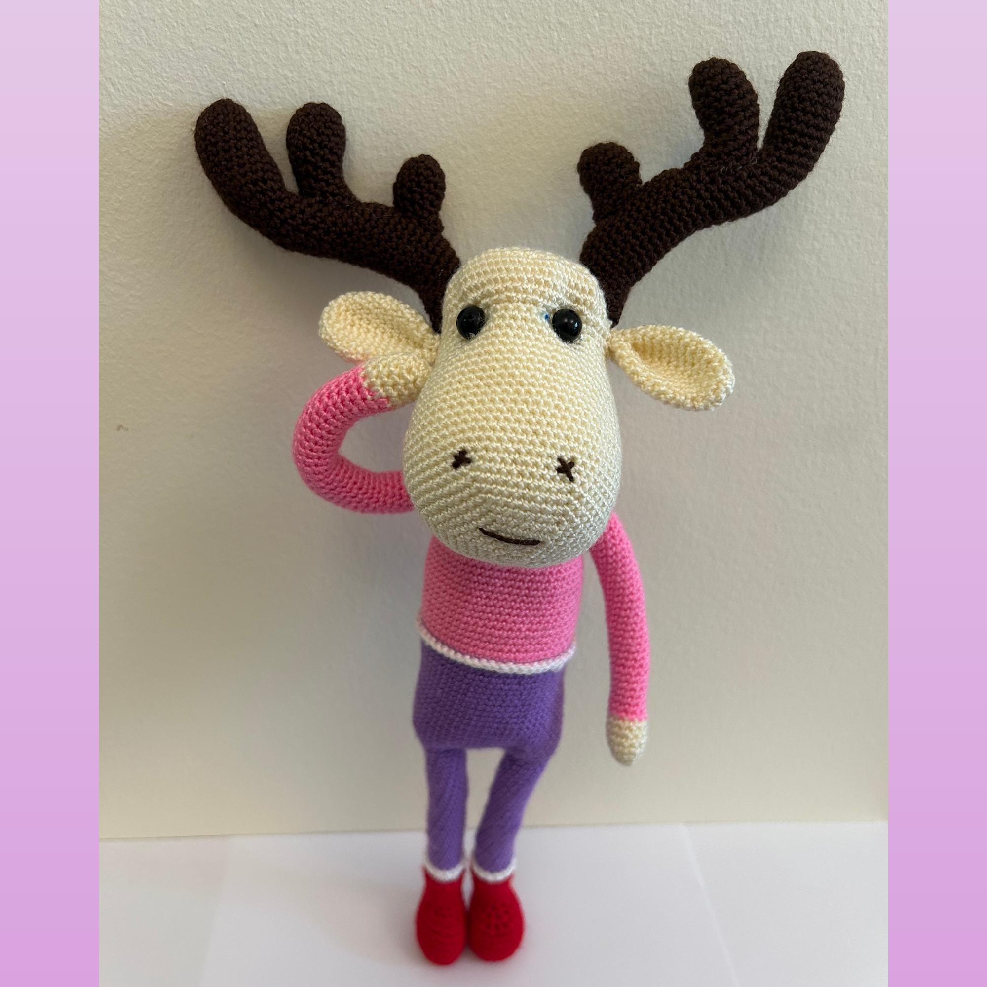 Crochet Moose Pattern + FREE PATTERN | Animal Crochet Pattern ...