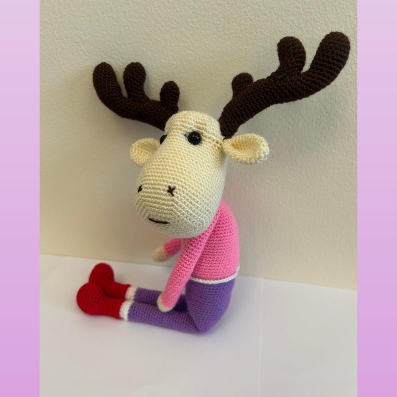 Crochet Moose Pattern + FREE PATTERN | Animal Crochet Pattern ...