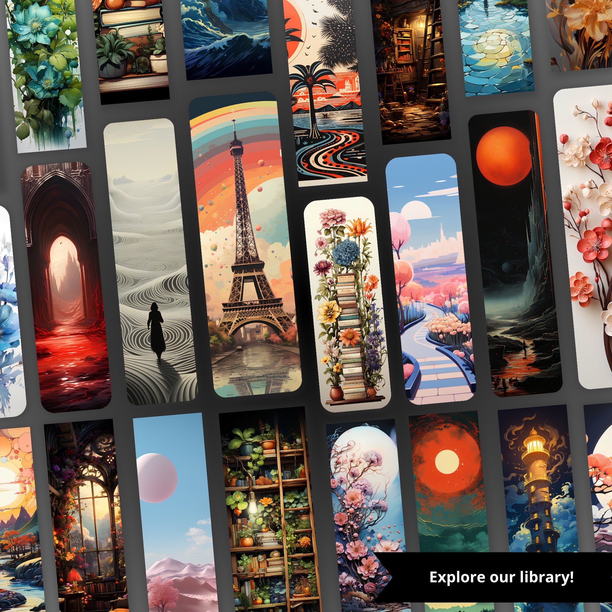 Goddesses Printable Bookmark Set 5 Ultra-quality Digital Bookmark ...