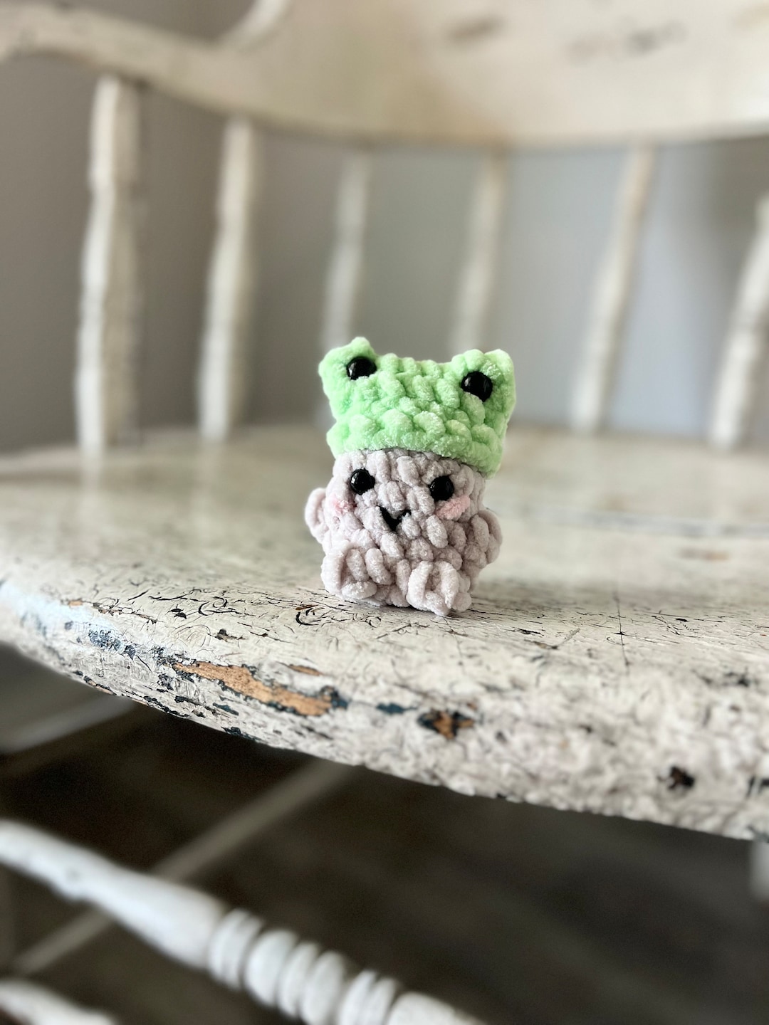 READY TO SHIP Crochet Mini Tater Boy With Froggy Hat Amigurumi Potato ...