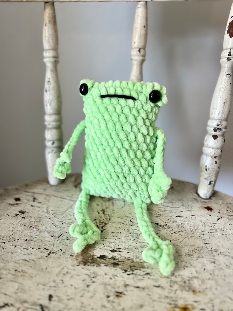 READY TO SHIP!!! Leggy Frogs | Amigurumi Frog | Frog Plushie | 5 Inch ...