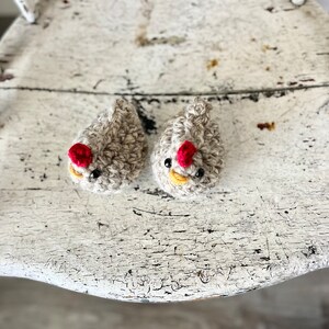 Crochet Mini Chicken | Amigurumi Chicken | Chicken Plushie | 3 Inch ...
