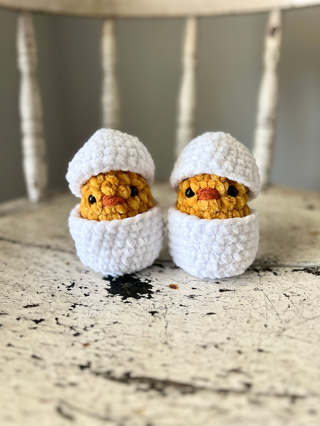 READY TO SHIP!!! Crochet Hatching Chick| Amigurumi Chick and Egg ...