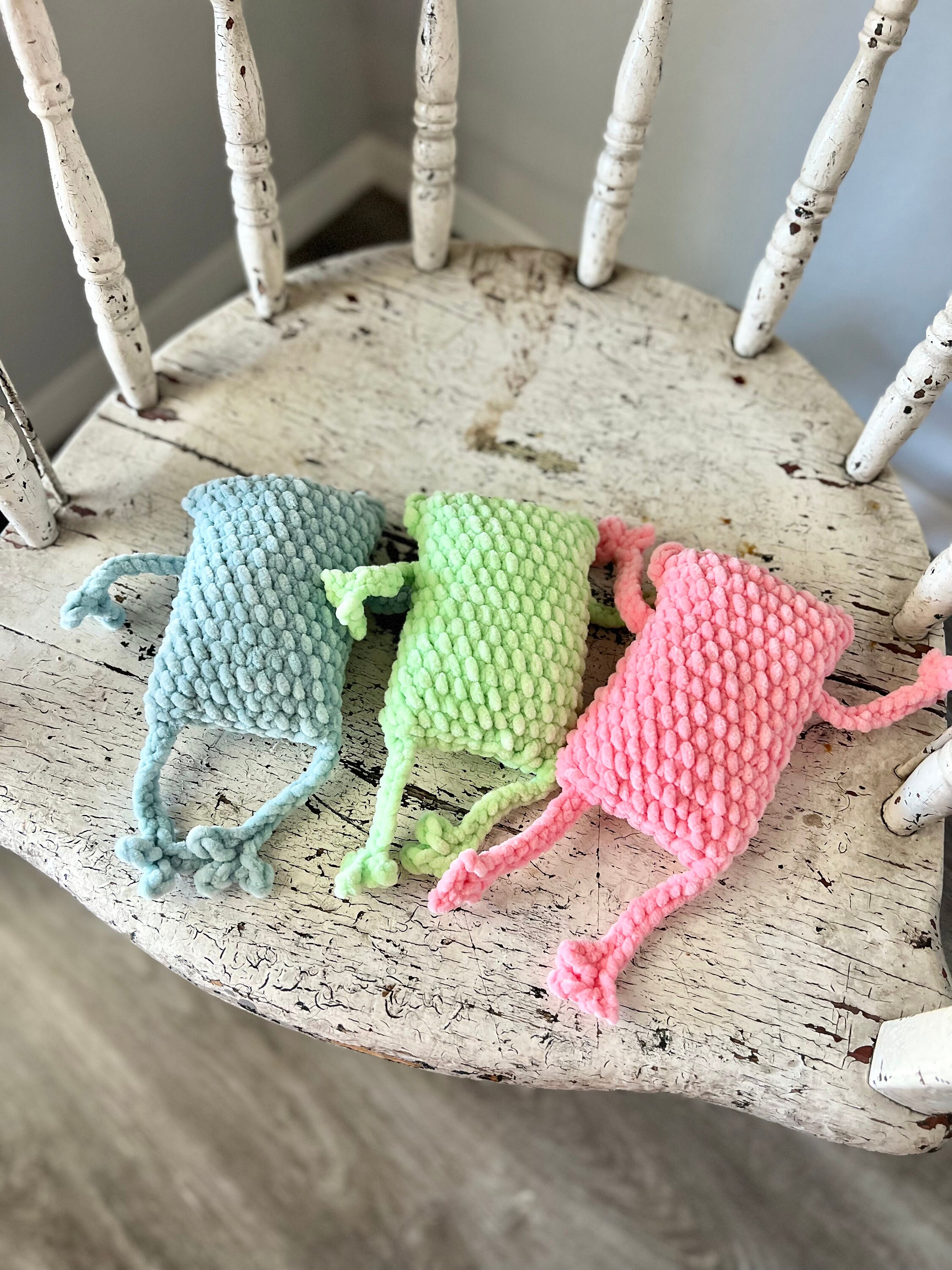 READY TO SHIP Leggy Frogs Amigurumi Frog Frog Plushie 6 Inch Stuffy - Etsy