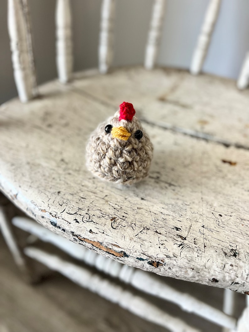 Crochet Mini Chicken | Amigurumi Chicken | Chicken Plushie | 3 Inch ...