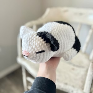 SALE!!! Crochet Sleeping Cat Loaf | Amigurumi Cat | Cat Plushie | 12 in ...
