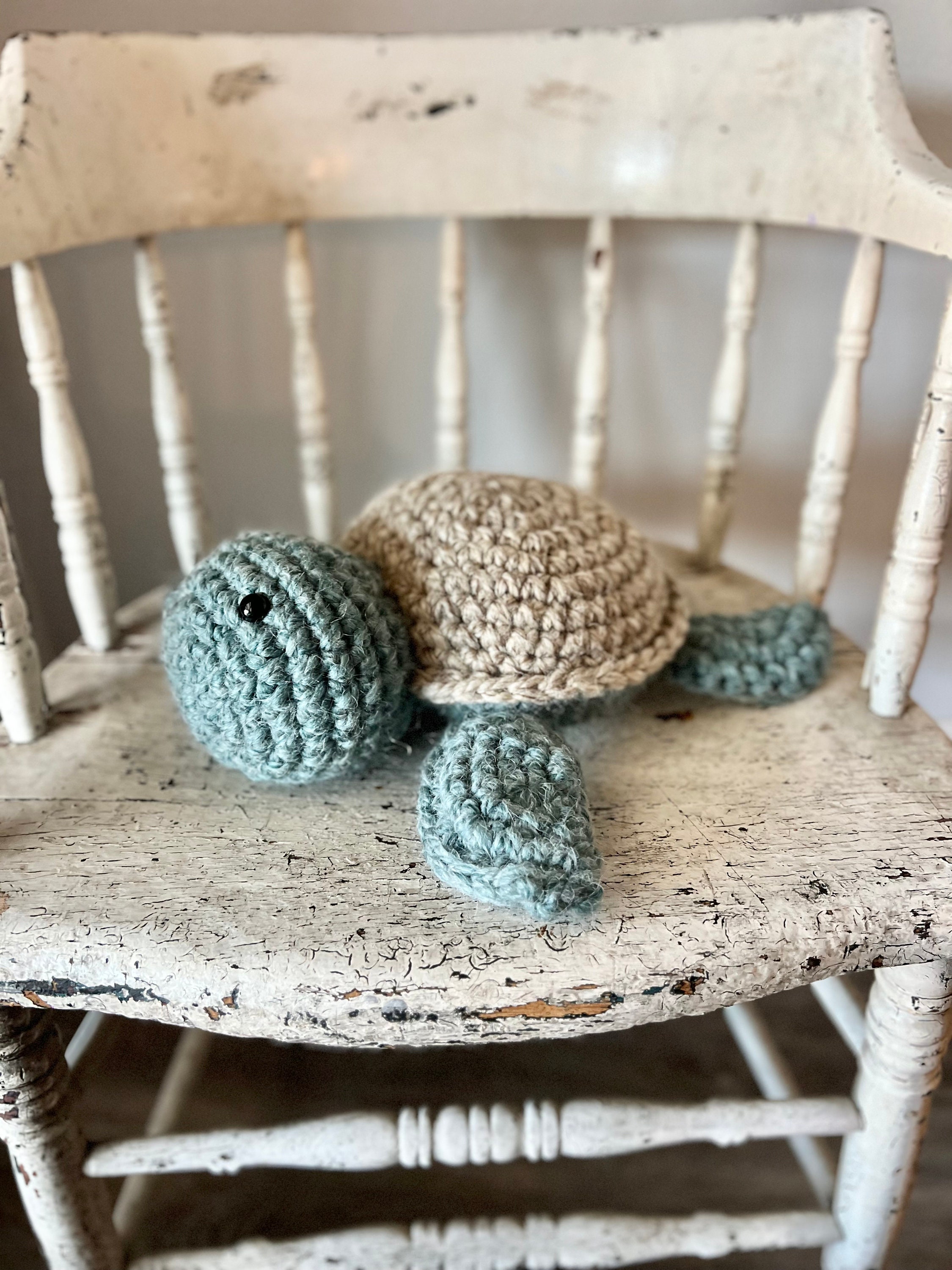 READY TO SHIP Jumbo Crochet Sea Turtle Amigurumi Sea Turtle Turtle ...
