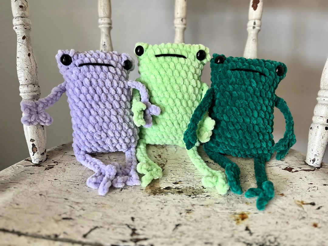 READY TO SHIP!!! Leggy Frogs | Amigurumi Frog | Frog Plushie | 5 Inch ...