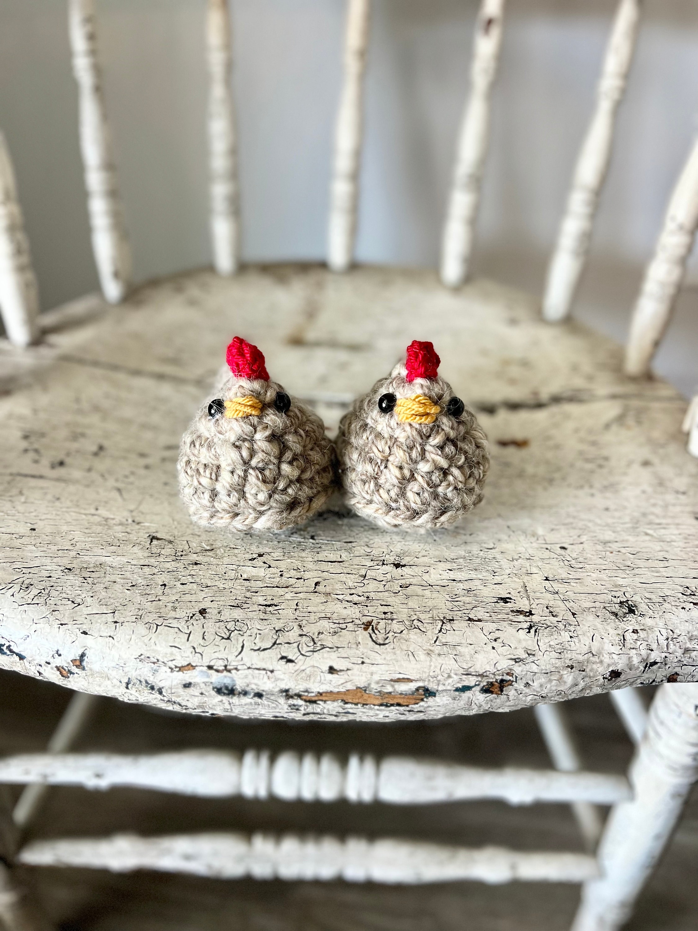Crochet Mini Chicken | Amigurumi Chicken | Chicken Plushie | 3 Inch ...