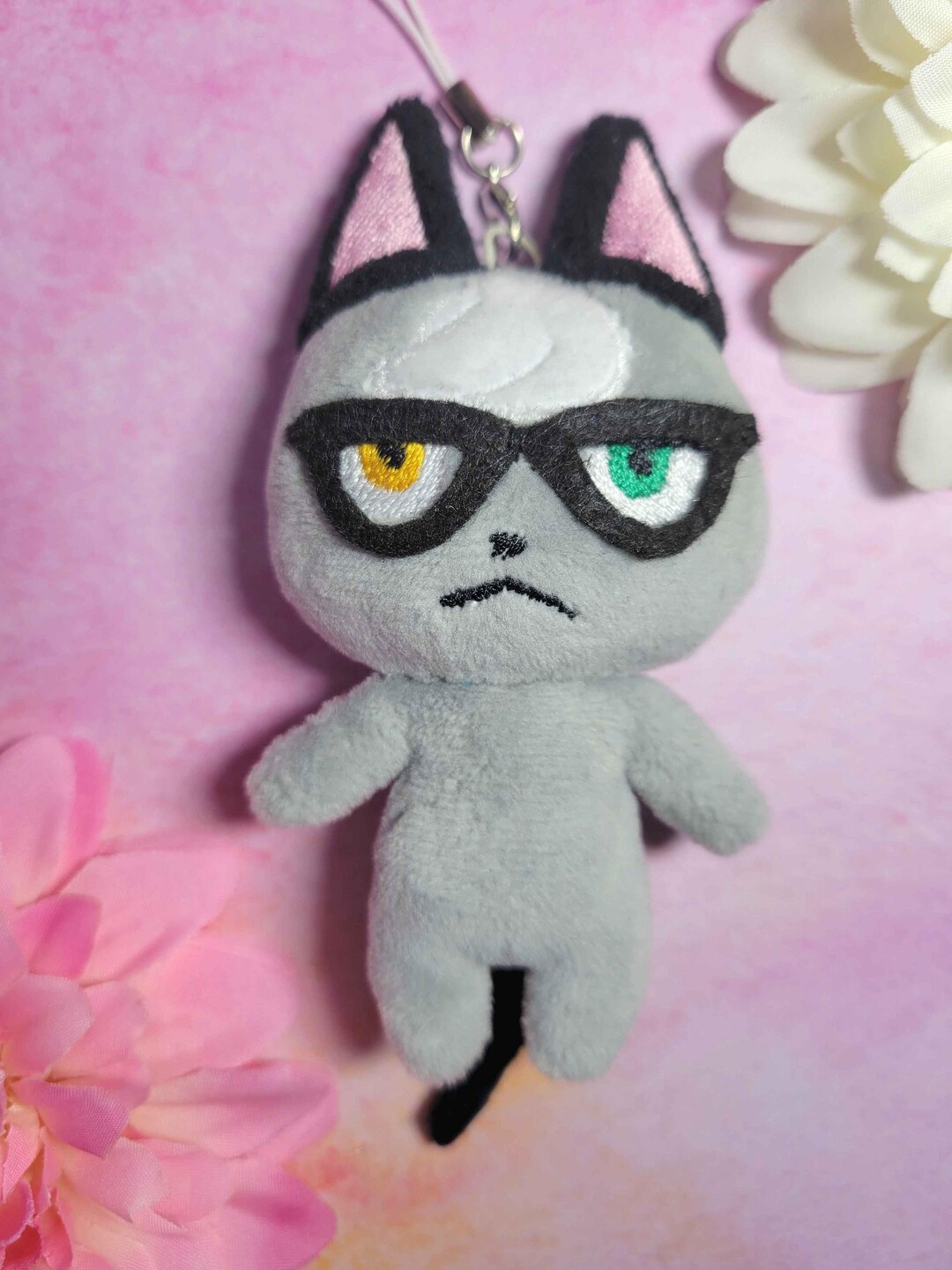 Raymond Animal Crossing Plush Keychain - Etsy