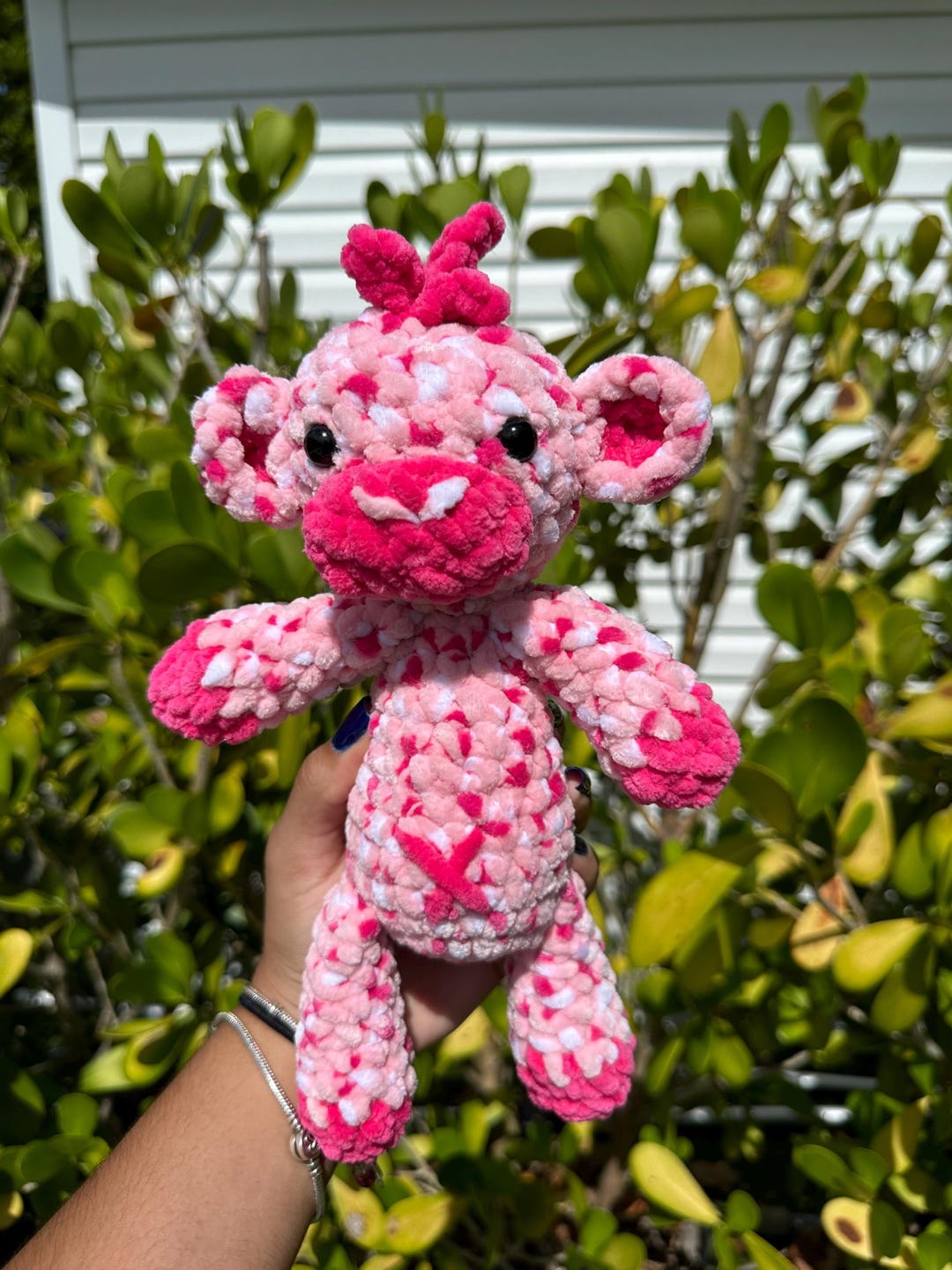 Pinky Monkey Crochet, Handmade, Pink, Monkey, Gift - Etsy