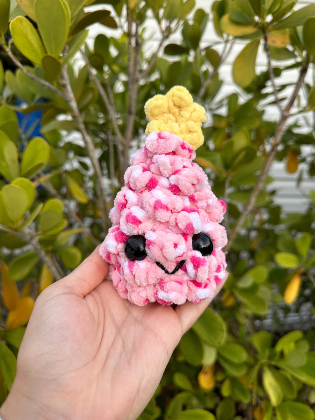 Pinkmas Christmas Tree, Crochet, Handmade, Pink, Christmas, Gift - Etsy