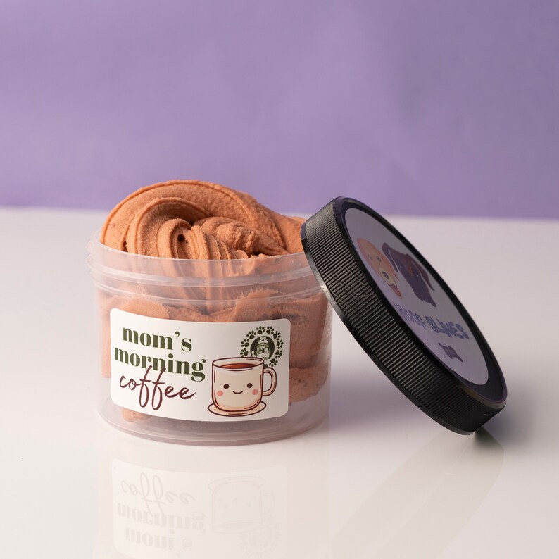 Mom's Morning Coffee Slime Cloud Cream Slime Scented Coffee Slime ...