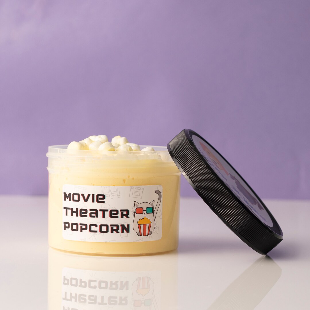 Movie Theater Popcorn Slime | Butter Floam Slime | Scented Popcorn ...