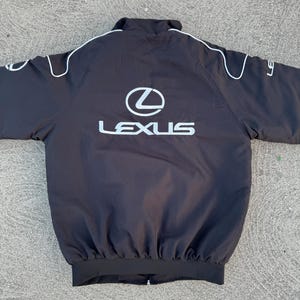 Adult F1 Vintage Lexus Racing Jacket Embroidered Cotton Padded Lexus ...