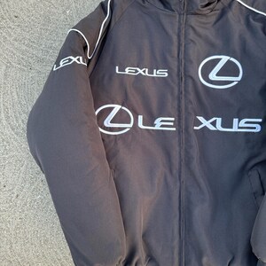 Adult F1 Vintage Lexus Racing Jacket Embroidered Cotton Padded Lexus ...