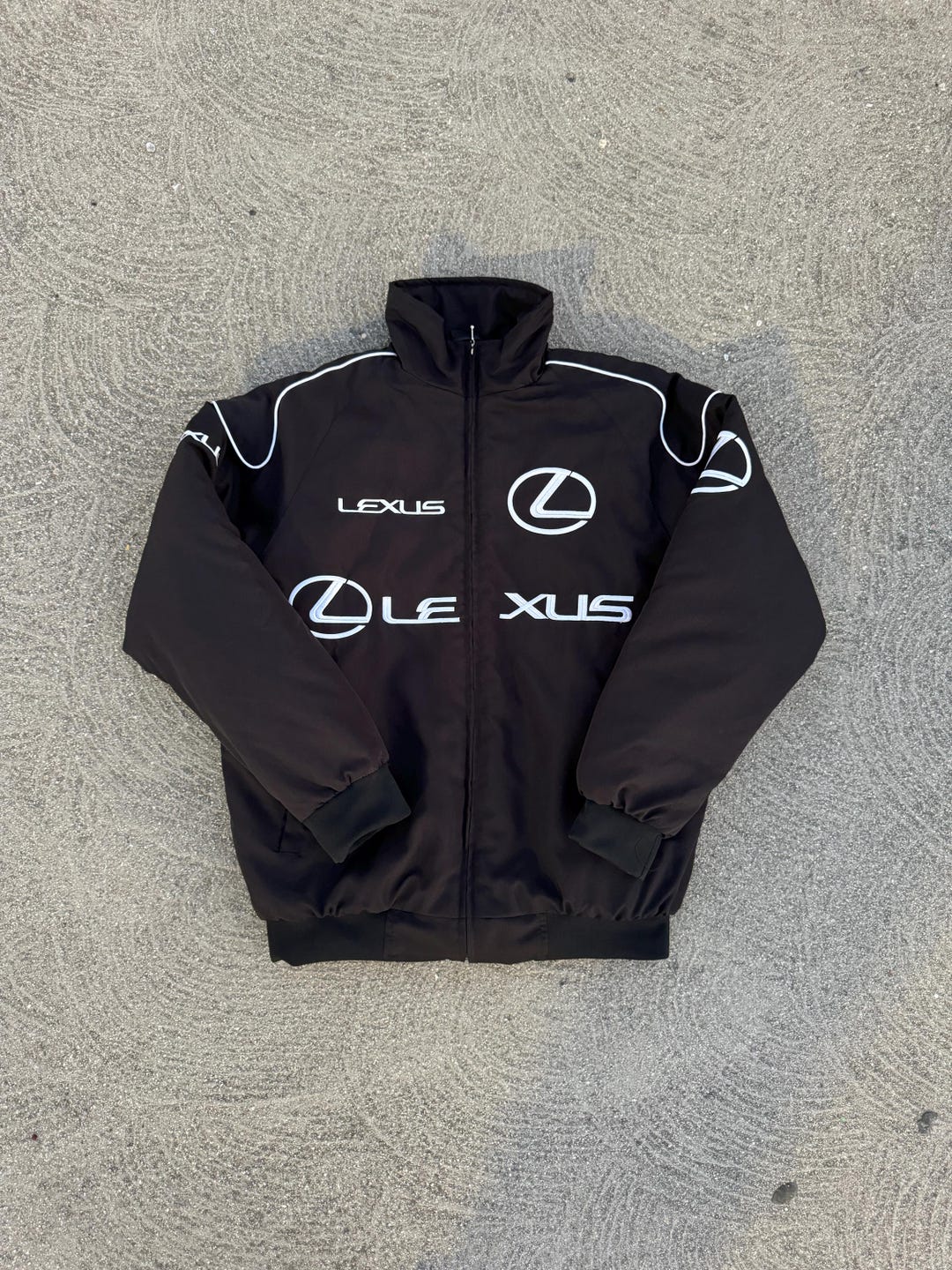 Adult F1 Vintage Lexus Racing Jacket Embroidered Cotton Padded Lexus ...