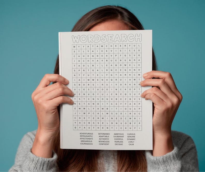 Positive Words Word Search Puzzle | Educational Activity (printable PDF ...